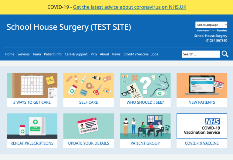 GP Practice Websites – GPsurgery.net websites for NHS GP practices